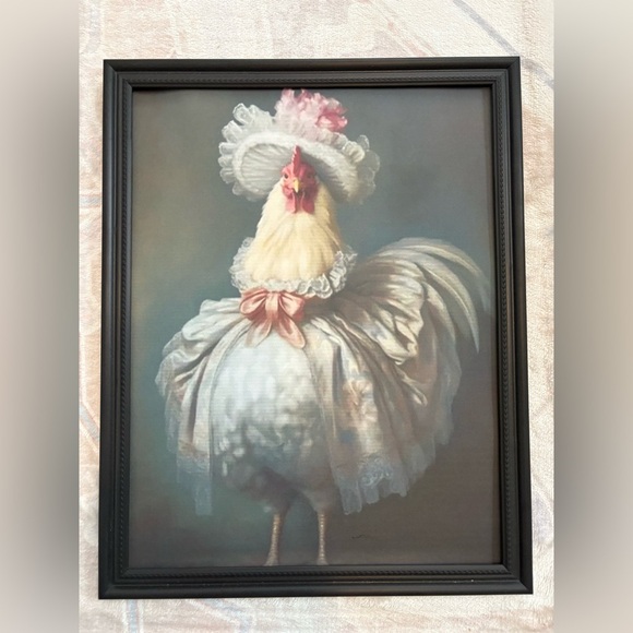 boutique | Accents | Victorian Animals Portrait Royal Chicken Vintage ...